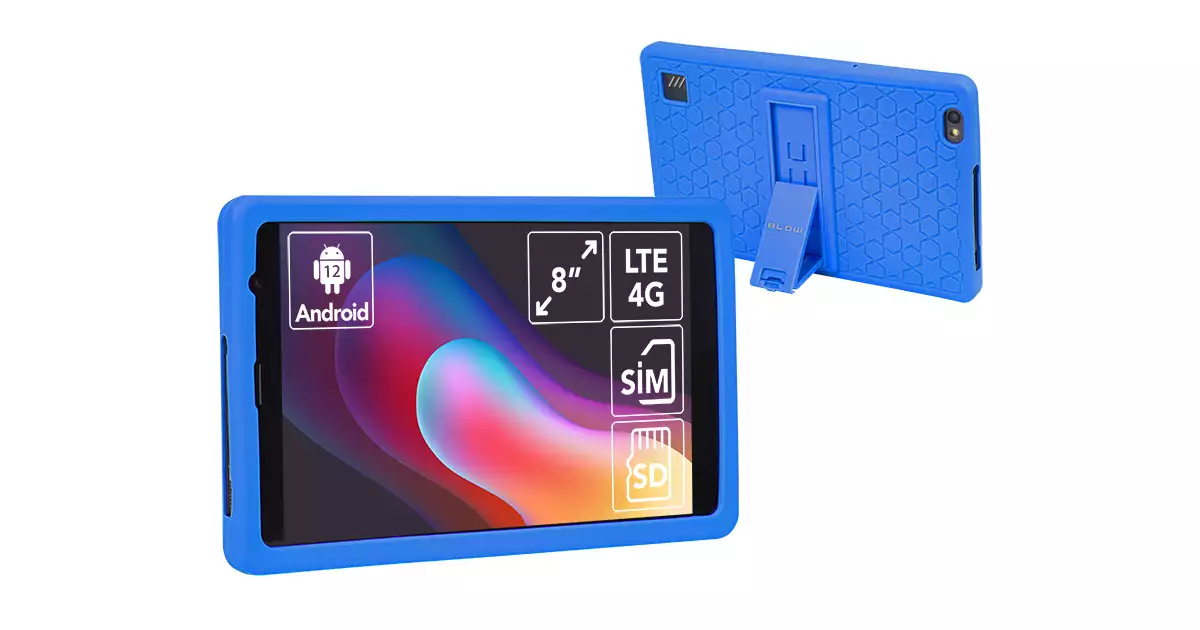 Tablet Blow PlatiniumTab8 IPS 4G LTE Niebieski